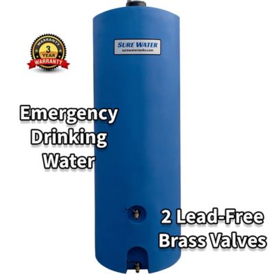 Sure Water 260 gal. Plastic Emergency Water Storage Tank at Tractor ...