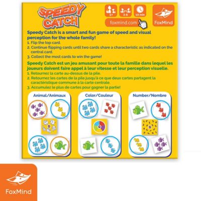 FoxMind Games Speedy Catch - A Quick Card Game, Kids Age 5+, 2-6 ...