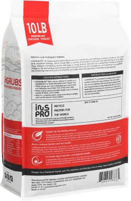 COOHGRUBS Premium Grade Dried Black Soldier Fly Larvae Chicken Treats ...