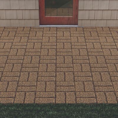 GroundSmart Dual Sided Pavers, 16 in., Tan/Black, 9-Pack at Tractor ...