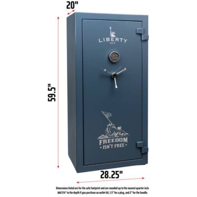 Liberty Safe 30 Gun 14.3 cu. ft. Electronic Lock Freedom Isn't Free ...
