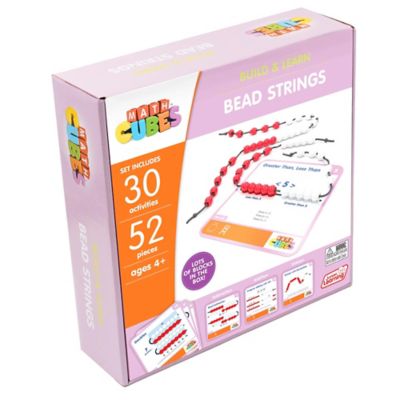 Junior Learning Mathcubes Bead Strings, 30 Activity Set at Tractor Supply Co.