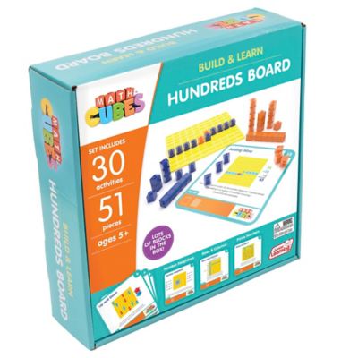Junior Learning Mathcubes Hundreds Board, 30 Activity Set at Tractor ...