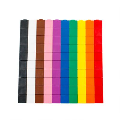Junior Learning 100 Mathcubes, Pack of 100 Multi-Colored Cubes at ...