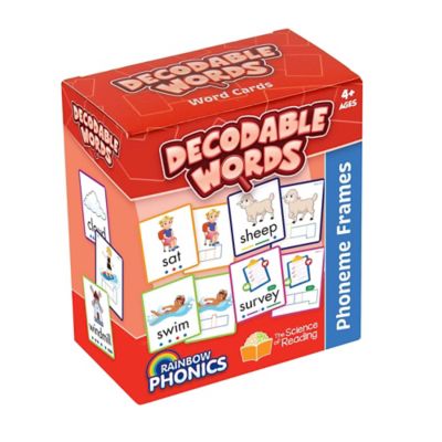 Junior Learning Rainbow Phonics Decodable Words, 160 Word Cards at ...