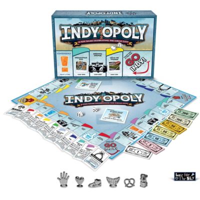 Late For the Sky Indy-Opoly Indianapolis Themed Family Board Game, Ages ...