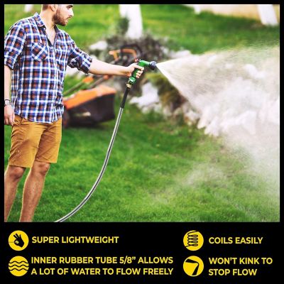 Bionic Steel 5/8 in. x 125 ft. Pro Heavy-Duty Stainless Steel Garden ...