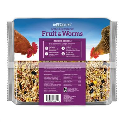 ImPECKables Fruit & Worms Cake Chicken Treats, 30 oz. at Tractor Supply Co