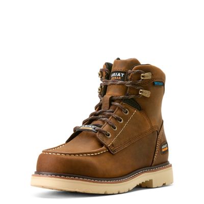Ariat Women's Rebar Lift Waterproof Moc Round Toe Work Boots, 8 B ...