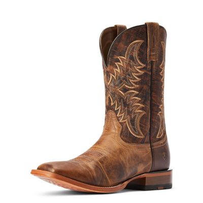 Ariat Men's Point Ryder Western Boots, 10 D,Dry Creek Tan/Burnt Brown ...