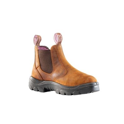 Steel Blue Women's Hobart Met Brown TPU PM EH Work Boots