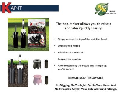 K-It Kap-it, Black 25-10 pk. Pop Up Risers at Tractor Supply Co