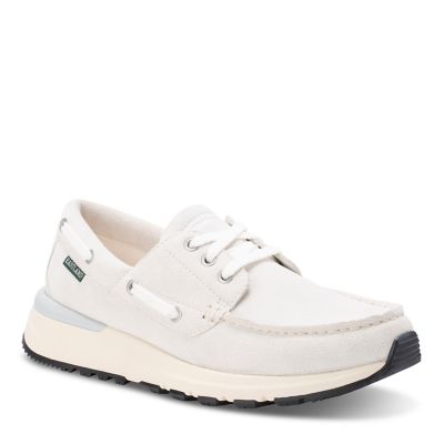 Eastland Leap Trainer Boat Shoe, 10 D,White at Tractor Supply Co