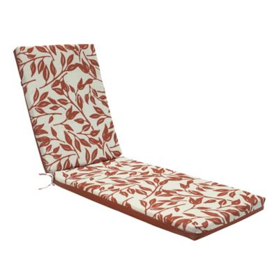 Outdoor Decor by Commonwealth Ruby Red Outdoor Printed Leaves Lounger ...