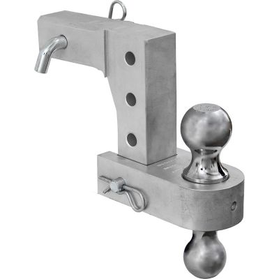 Buyers Products Adjustable Dual Ball Hitch with Chrome Towing Balls for ...