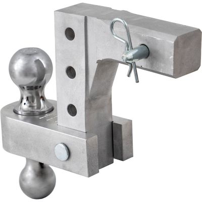 Buyers Products Adjustable Dual Ball Hitch with Chrome Towing Balls for ...