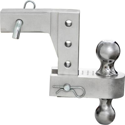 Buyers Products Adjustable Dual Ball Hitch with Chrome Towing Balls for ...