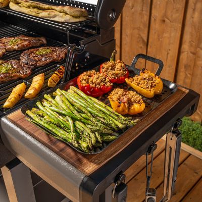 Coleman Cookout 4 Burner Propane Gas BBQ Grill & Side Burner, 637 sq ...