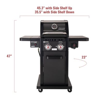 Coleman Revolution 2 Burner Gas BBQ Grill with 440 sq. in. Total ...