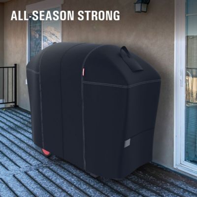 Coleman Cookout Heavy Duty Cover for 3 and 4 Burner BBQ Grills, Black ...