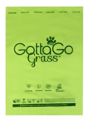 Gotta Go Grass Real Grass Small Animal Potty Pad and Tray 1 pk. and ...