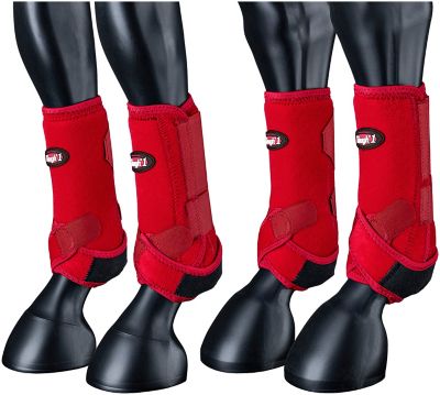 Tough1 4 pc. Set Max Sport Boots With Cooltex Lining, L,Red at Tractor ...