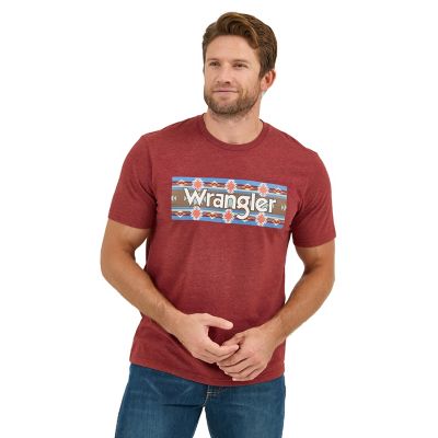 Wrangler Men's Logo Graphic Tee, XL,Madder Brown at Tractor Supply Co