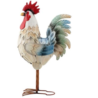 Red Shed 6 ft. Colorful Metal Rooster at Tractor Supply Co