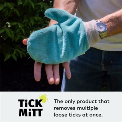TiCK MiTT Chemical Free Tick Removal Tool for People and Pets, Blue at ...