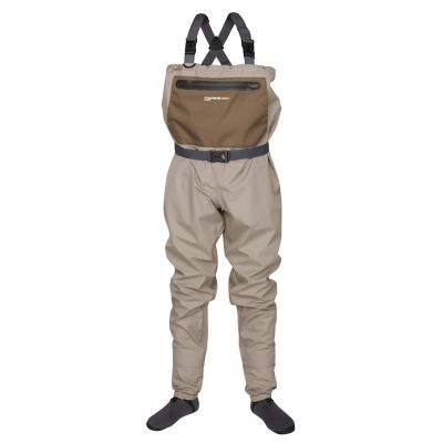 Compass 360 Stillwater II Stockingfoot Breathable Wader Small Khaki at ...