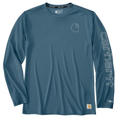 Carhartt Men s Force Sun Defender Lightweight Logo Graphic Long-Sleeve ...