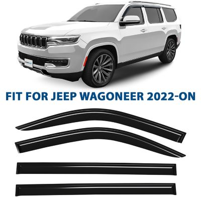 CLIM ART Tape-On Window Deflectors Extra Durable Dark Smoke 4pcs ...