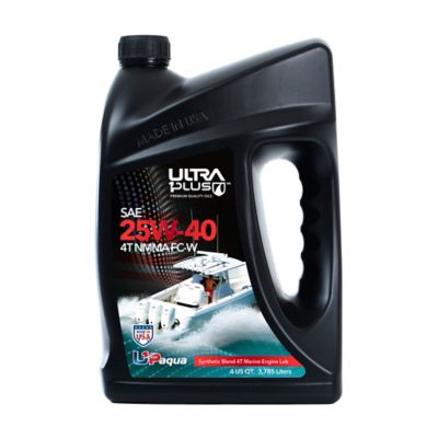Ultra1Plus SAE 25W-40 Blend 4-Cycle Marine Engine Oil FC-W, 1 Gal at ...