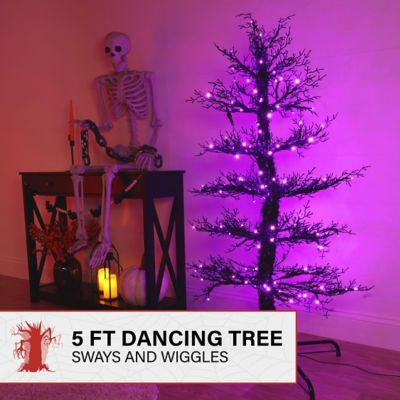 Haunted Hill Farm Dancing Halloween Tree with LED Lights and Sound at ...
