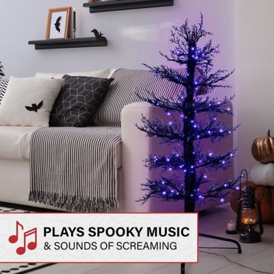 Haunted Hill Farm Dancing Halloween Tree with LED Lights and Sound at ...