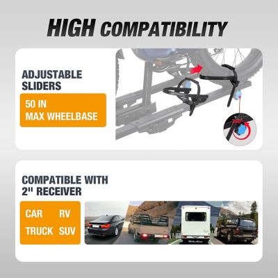 Young Electric 2-Bike Rack Fellow, E-Bike Rack Hitch for Cars, Trucks ...
