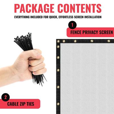 SEALTECH Ultra Heavy Duty Privacy Fence Screen Non-Recycled Shade Net ...