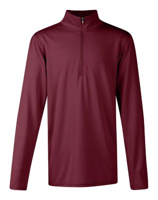 Kerrits Kids Ice Fil Lite Long Sleeve Riding Shirt, L,Burgundy at ...