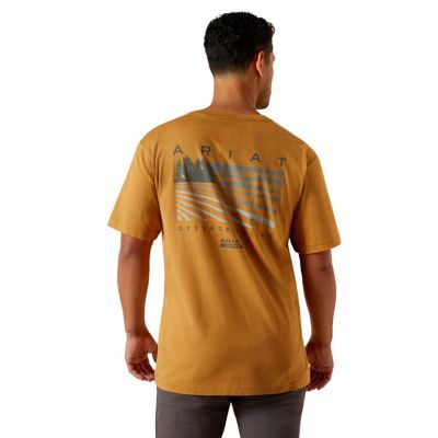 Ariat Men's Rebar Cotton Strong Groundbreaker Graphic Crew Neck Short ...