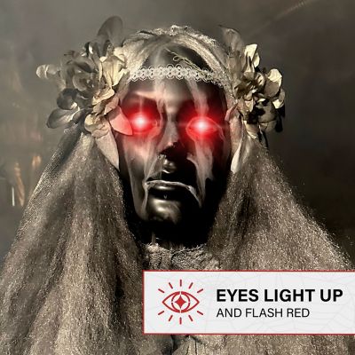 Haunted Hill Farm Lifesize Animatronic Haunted Lady Statue Halloween ...