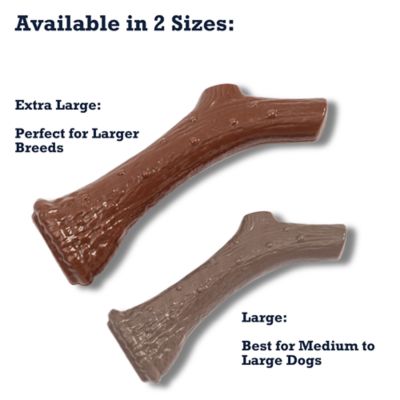Country Living Nylon Antler Chew Toy for Dogs, Natural Chicken Flavor