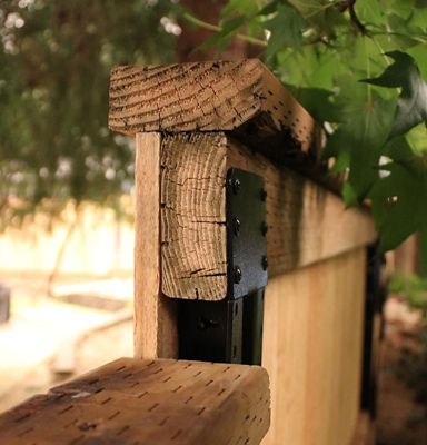 Lifetime Steel Post 8 ft. x 4 in. Powder Coated Steel Metal Fence Post ...