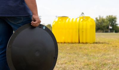 Norwesco Legacy 1000 Gallon Double Compartment Ribbed Septic Tank with ...