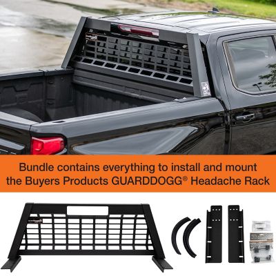 Buyers Products GuardDogg Heavy Duty Steel Pick Up Truck Headache Rack ...