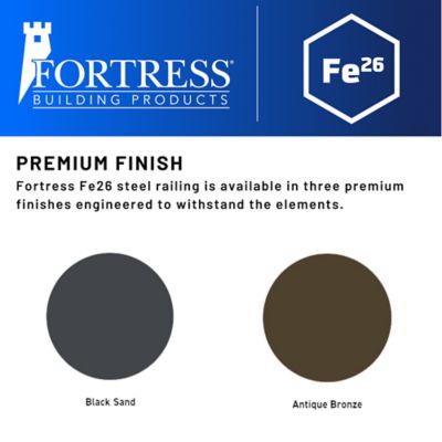 Fortress Building Products Black Metal Gate Kit Hardware, Latch, Hinges ...