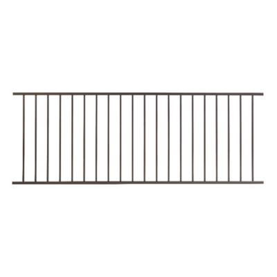 Fortress Building Products Bronze Steel Railing Panel Rail at Tractor ...