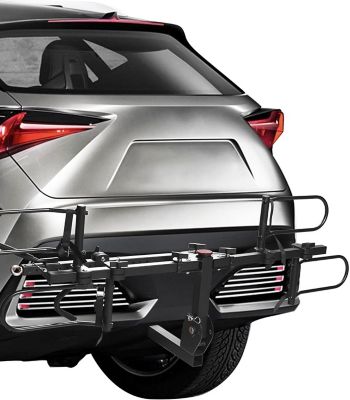 Young Electric Hitch Mount Platform Style 2 Bike Rack 2 in. Receiver ...