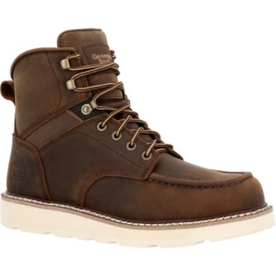 Georgia Boot Men's Moc Toe 6 in. Brown, GB00667, 8 M,Brown at Tractor ...