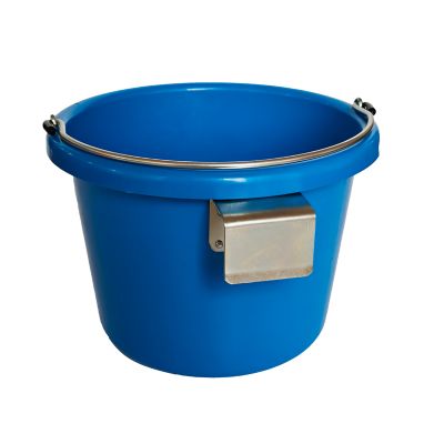 Producer's Pride 8 qt. Plastic Calf-Mate Calf Nursing Bucket, Blue at ...