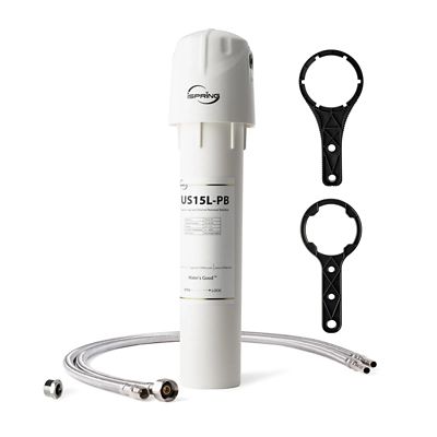 iSpring Whole House Water Filter System with Auto-Flushing Spin Down ...